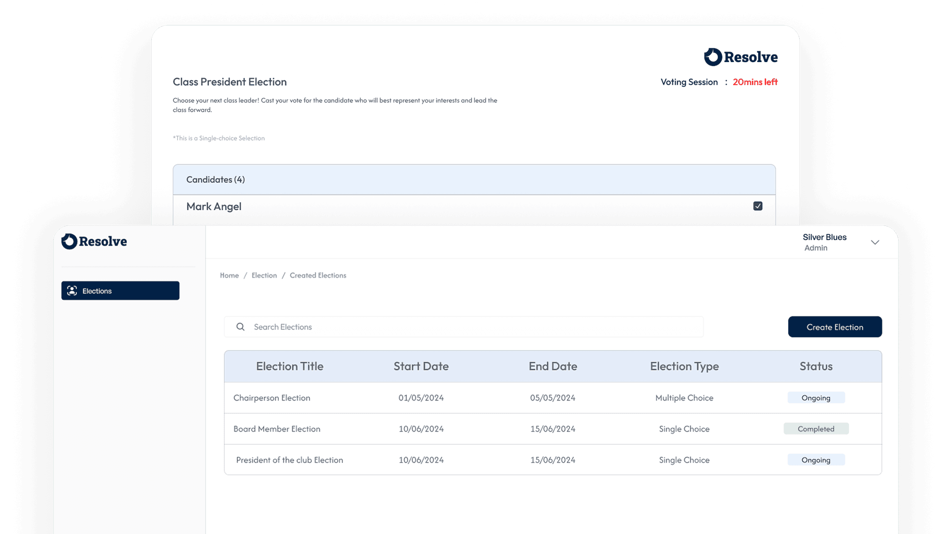 Resolve - Securely Vote Online Anytime From Any Location